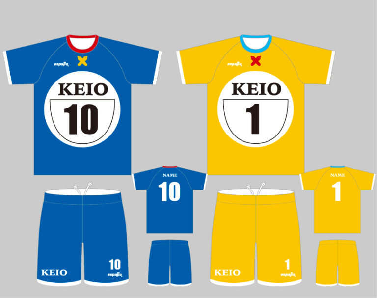 慶應義塾大学 KVC 様】 | espajio のオリジナルユニフォームで『思い出をカタチに』